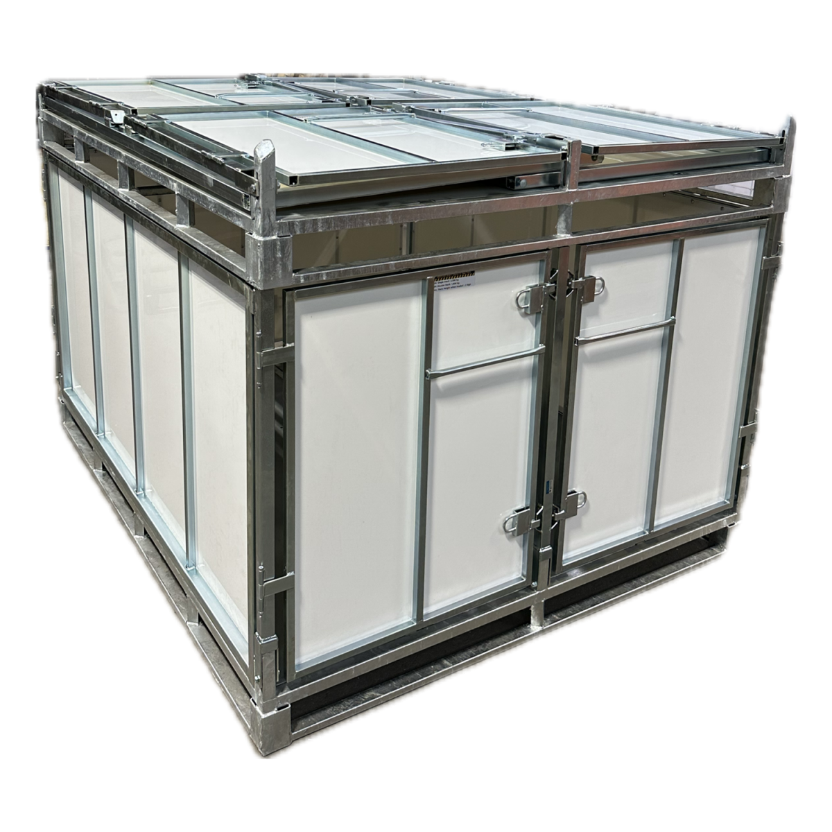 Totally Collapsible Freight Container - Master Equipment Roll Cages ...